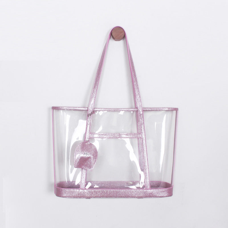 grace clear pink shoulder bag – miimmiim