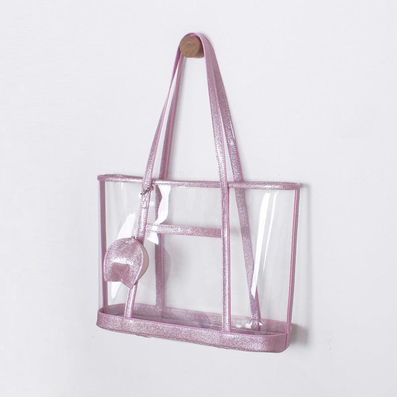 grace clear pink shoulder bag – miimmiim