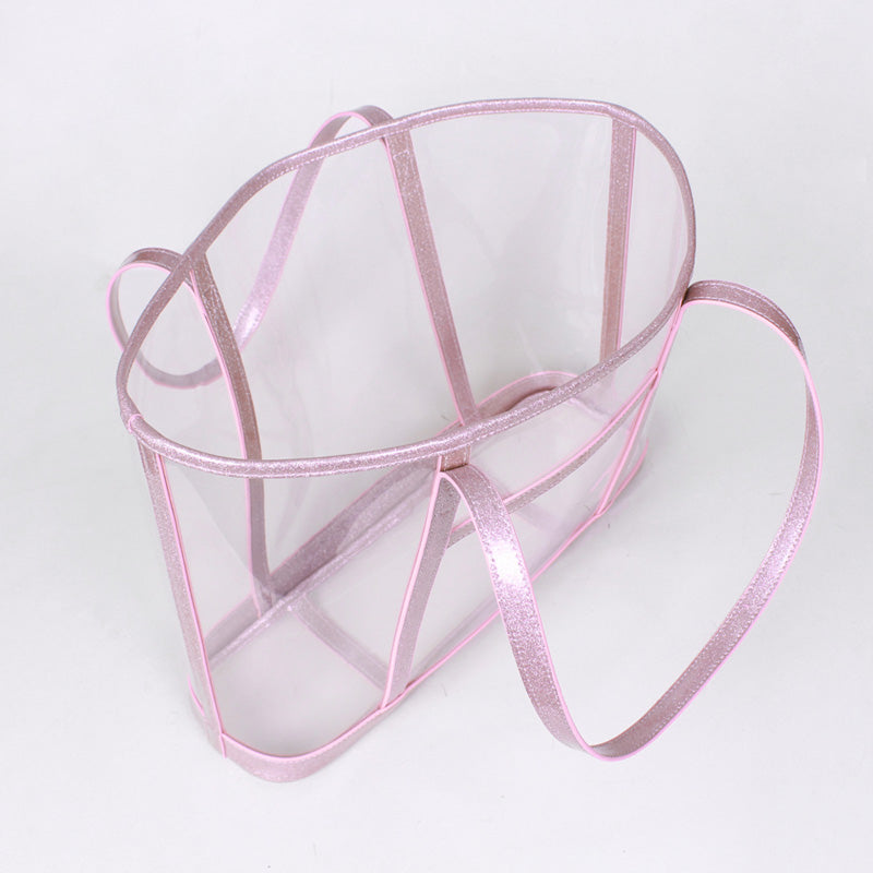 grace clear pink shoulder bag – miimmiim