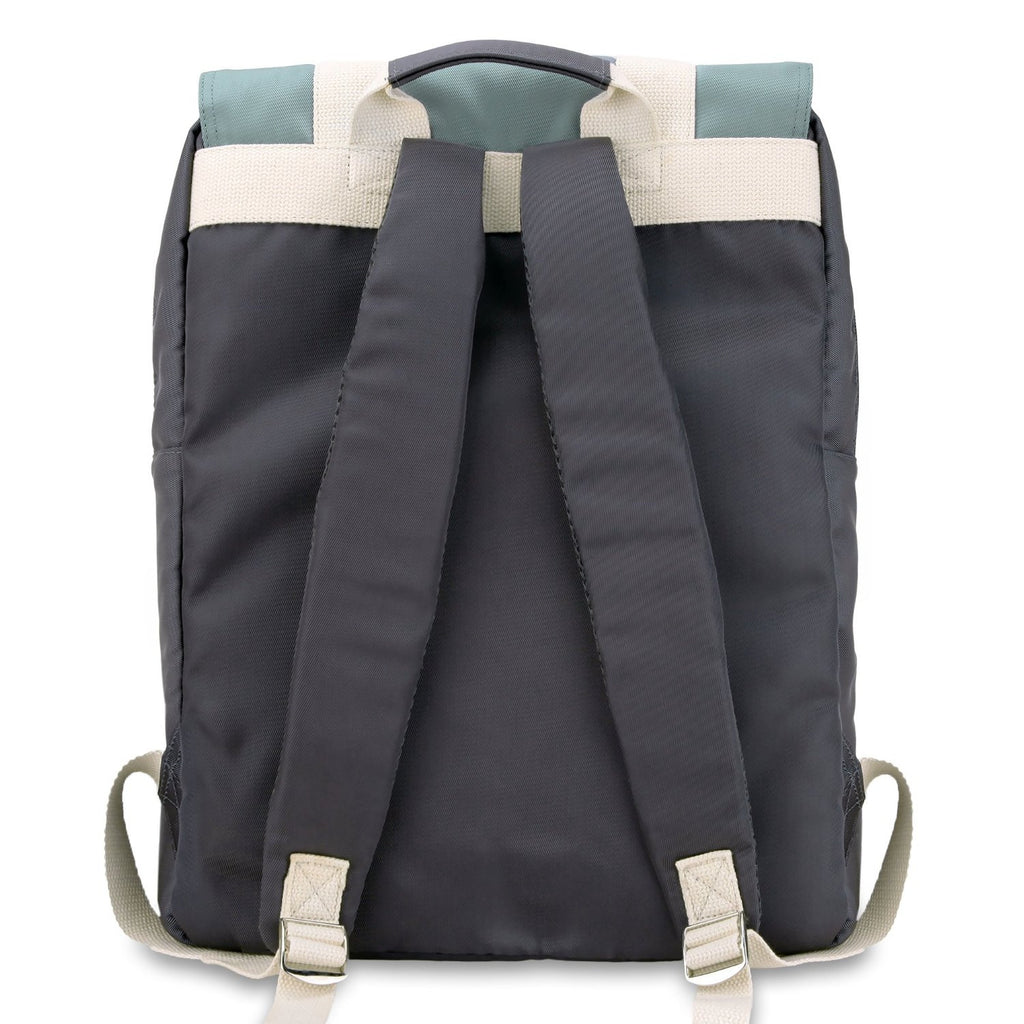 Macaron Backpack for Laptops up to 15" (Gray and Blue) – miimmiim