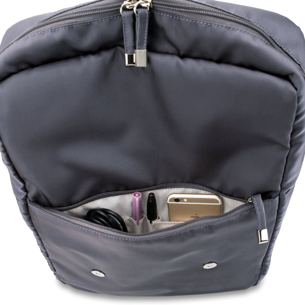 Macaron Backpack for Laptops up to 15" (Gray and Blue) – miimmiim