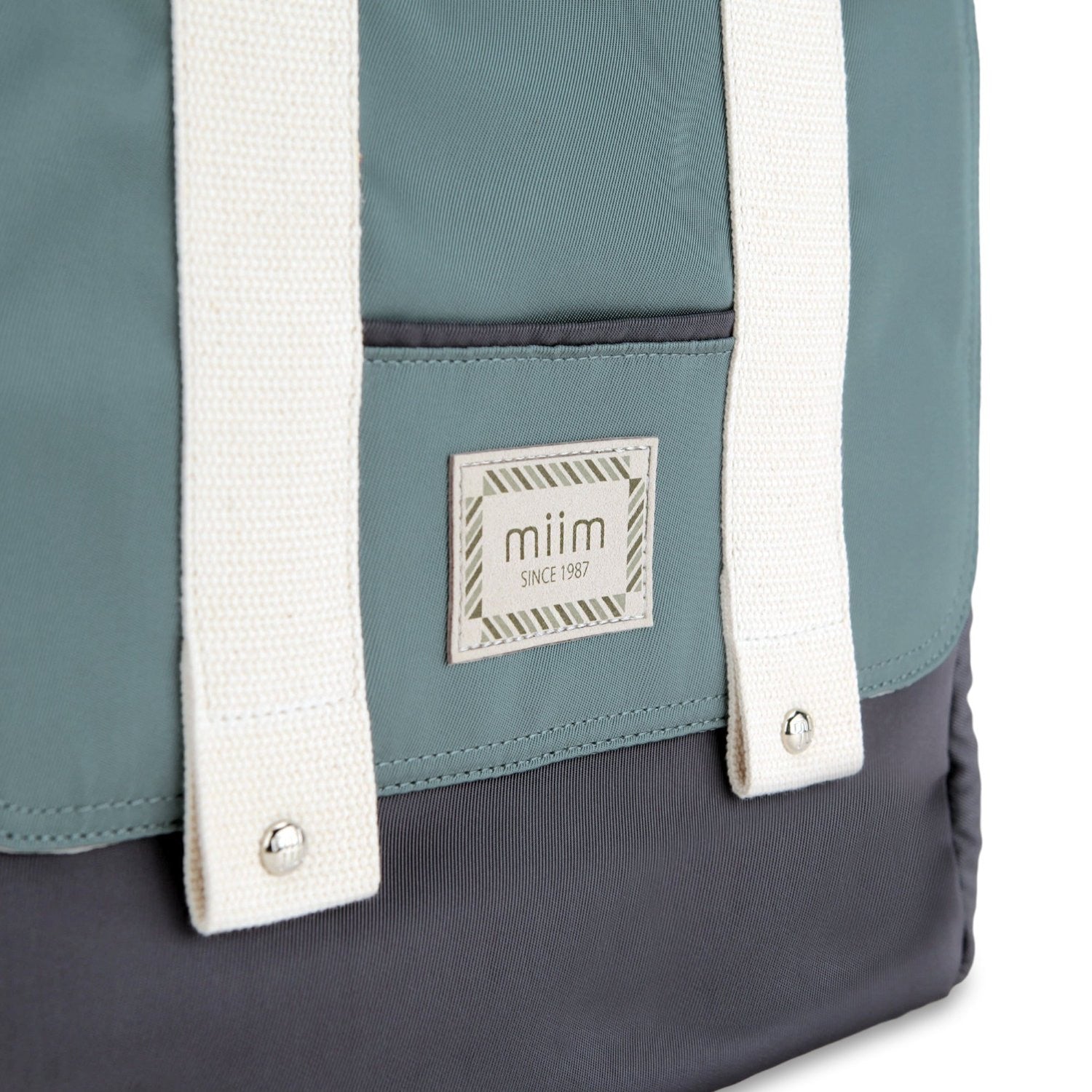 Macaron Backpack for Laptops up to 15" (Gray and Blue) – miimmiim